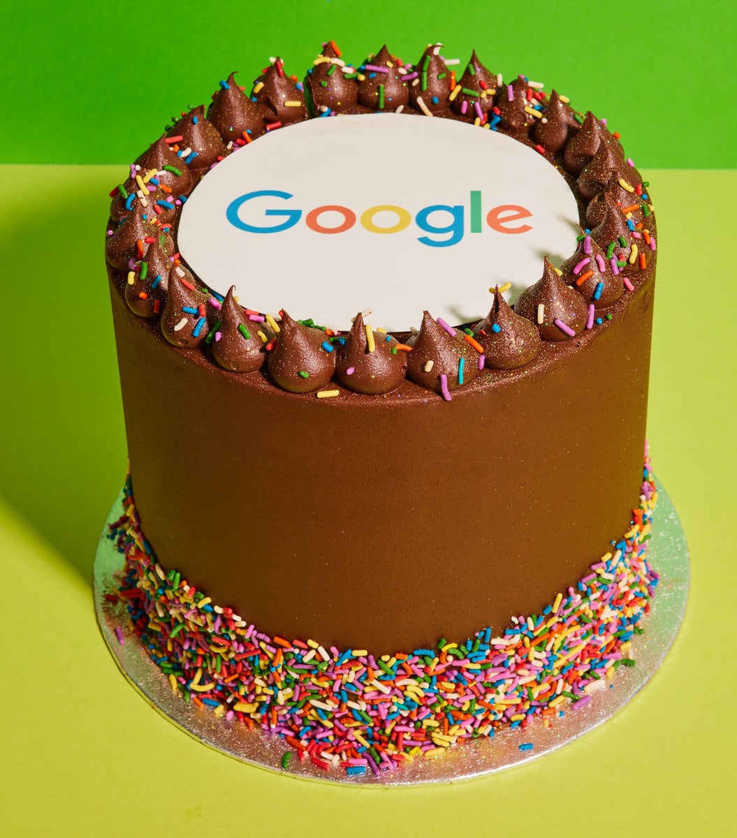 Amazing Chocolate Rainbow Logo Cakes with London delivery ...