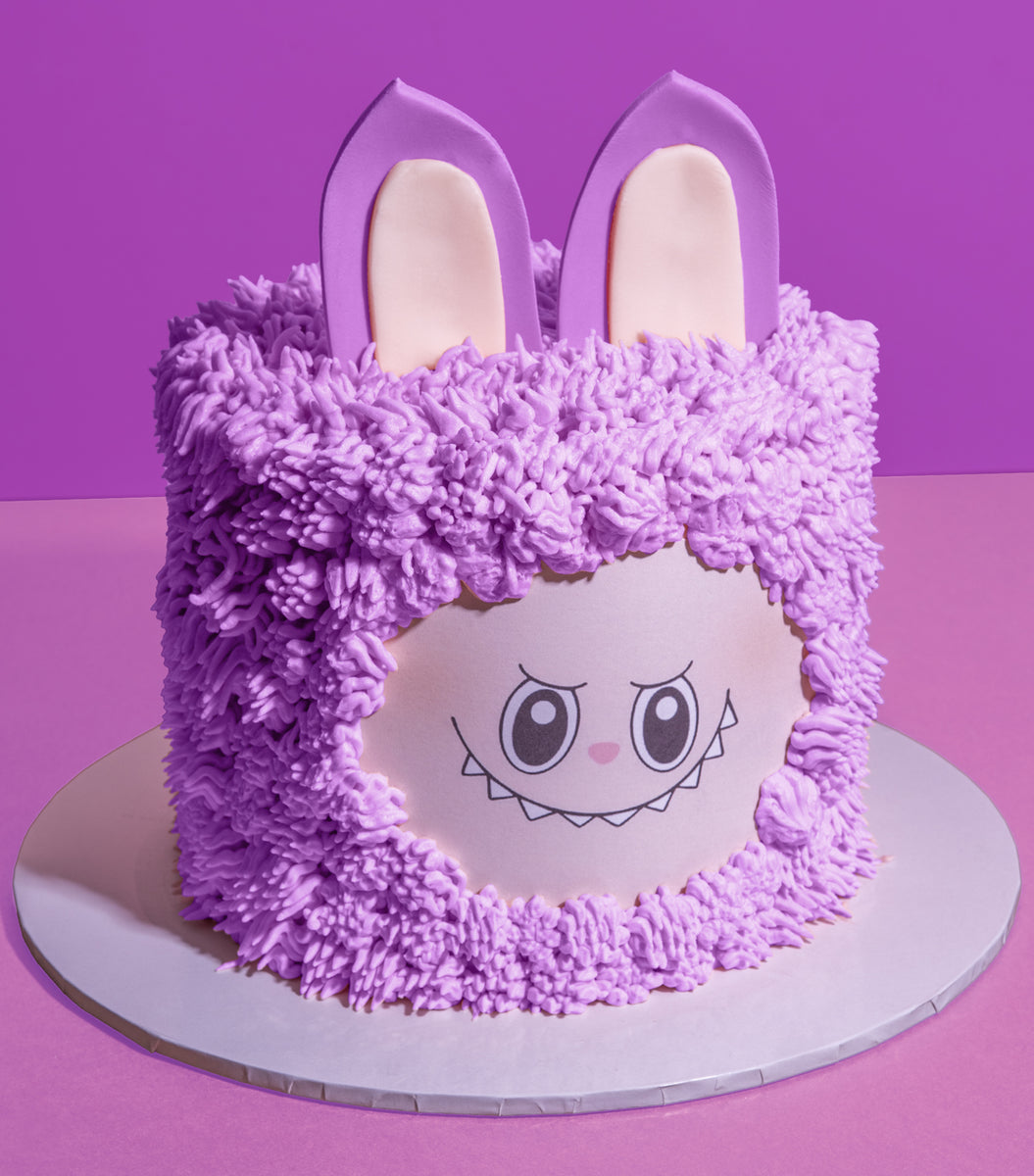 Purple Labubu Themed Cake | London Delivery – Flavourtown Bakery