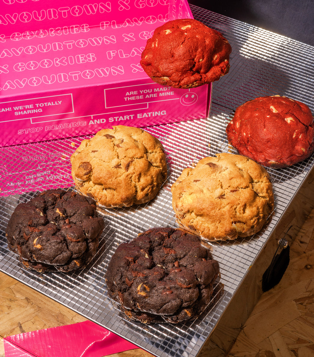 New York Cookies Fave Flavours Box | Order Now – Flavourtown Bakery