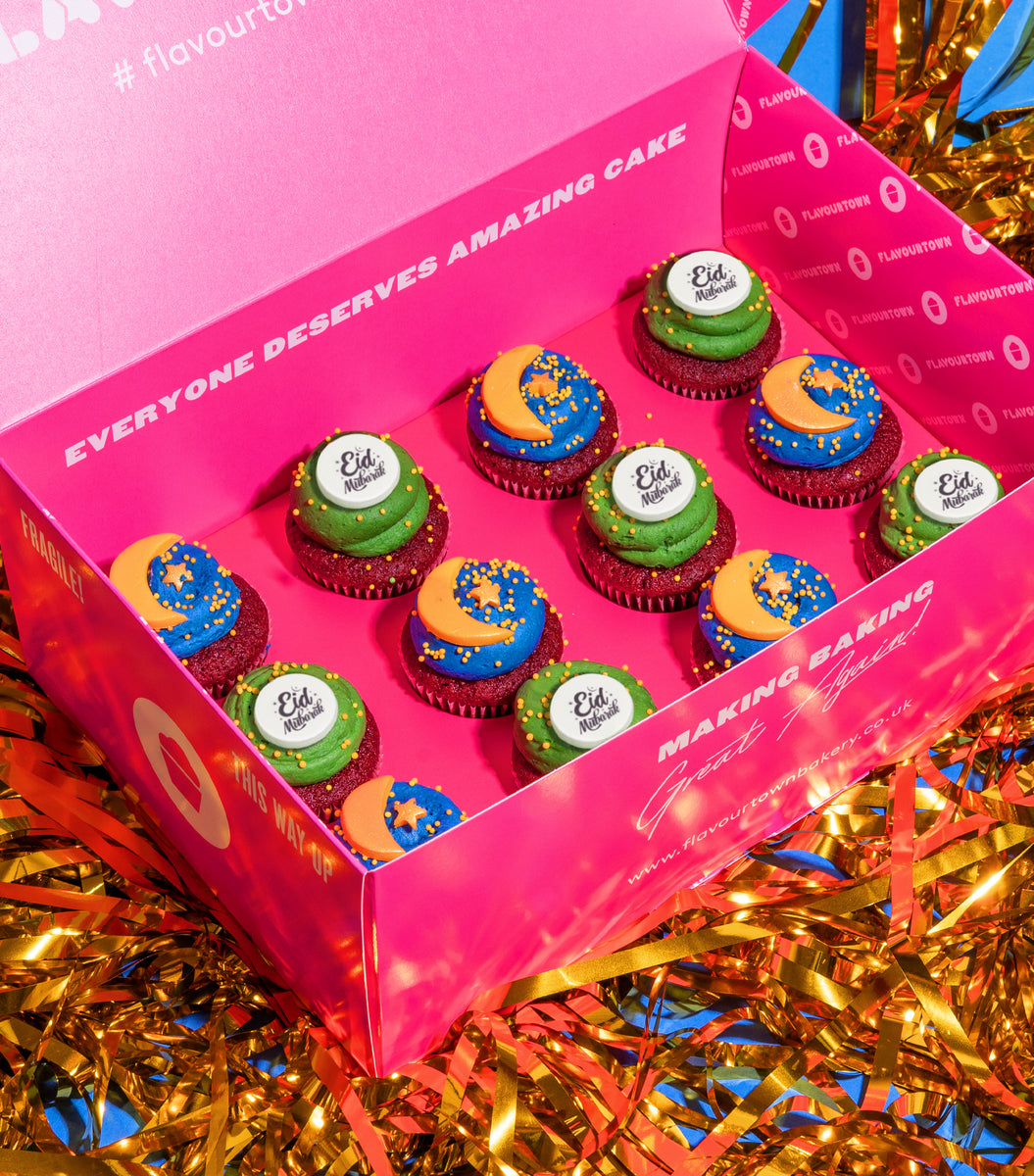Eid Mini Cupcakes for London Delivery & Collection | Flavourtown Bakery