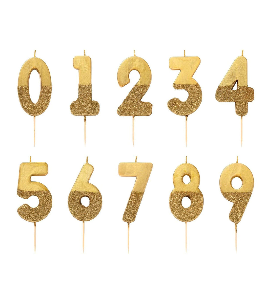 Gold Number Candles – Flavourtown Bakery