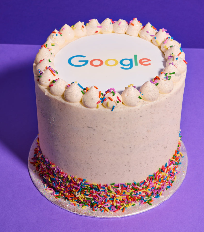 Oreo Edible Logo Cake For London Corporate Events – Flavourtown Bakery