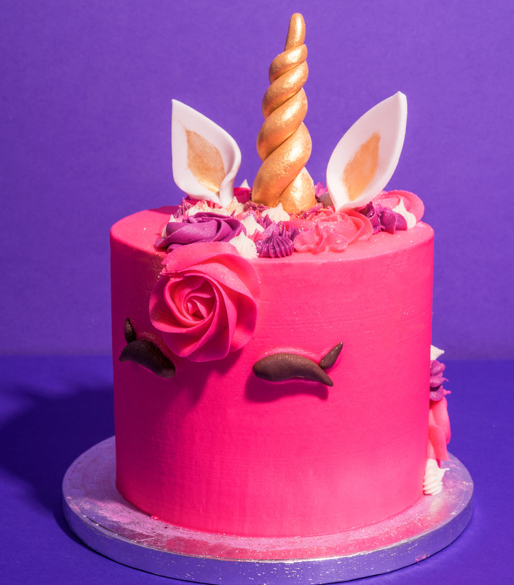 Vegan Barbie Pink Unicorn Cake – Flavourtown Bakery